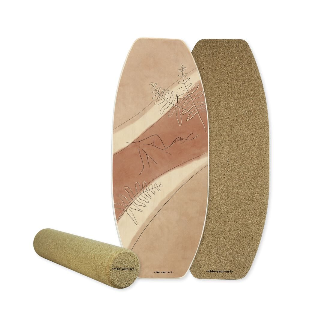 Balance Board Bed of Plants – Ride Your Art